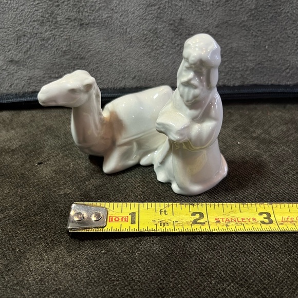Accents | Small Glazed Ceramic Camel With Shepherd | Poshmark